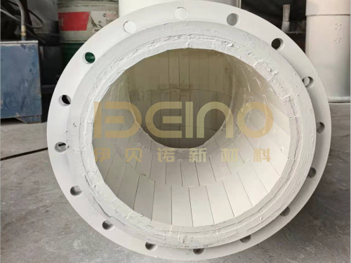 Thickness 10mm Ceramic Sleeve Lined Pipe Ceramic Coated Pipe