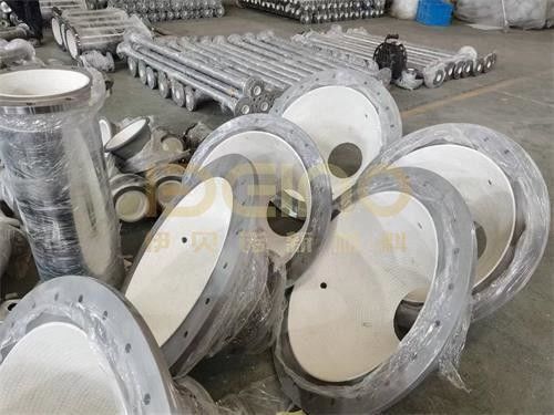 Metal Ceramic Sleeve Lined Pipe Welding Ceramic Tile Lined Pipes